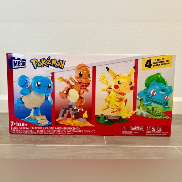 Mega Construx | Toys | Pokmon Mega Construx Build And Show Pikachu ...